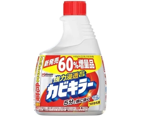 特長:カビキラー独自の強力浸透成分配合で、カビの根の奥の奥まで強力浸透！ ゴムパッキンの黒カビまでスッキリ落とす 仕様:内容量：650G 成分：エタノール47.26％、乳酸0.01％、クエン酸ナトリウム0.03％、精製水52.70％ 荷姿サ...