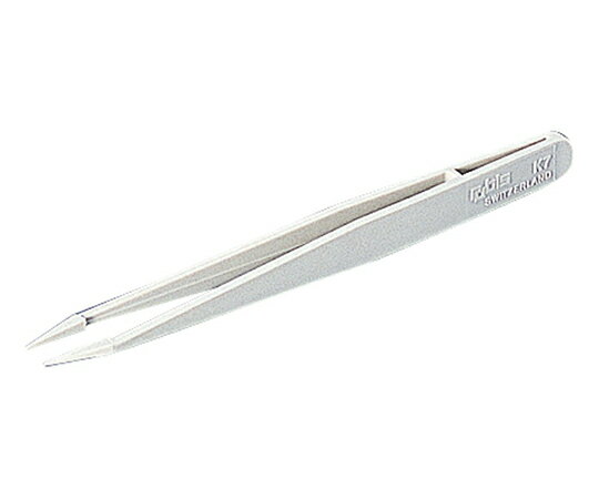 特徴 高い耐酸性を有する、非磁性タイプのピンセットです。仕様 型番：K7 材質：PBT（ポリブチレンテレフタレート）、ガラス補強材20％入 タイプ：細く鋭い 全長：120mm 耐酸・非磁性タイプ特徴 高い耐酸性を有する、非磁性タイプのピンセ...