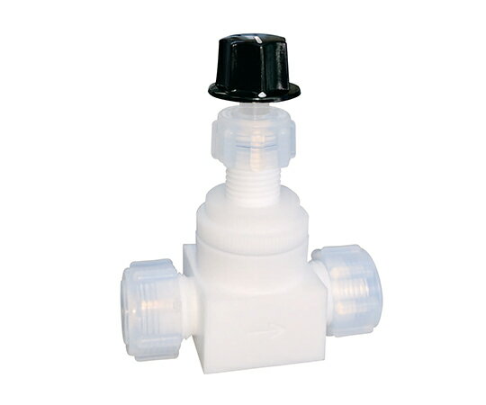 仕様 型番：IN-10 材質：本体／PTFE（四フッ化エチレン）、袋ナット／PFA チューブ径：φ10mm仕様 型番：IN-10 材質：本体／PTFE（四フッ化エチレン）、袋ナット／PFA チューブ径：φ10mm