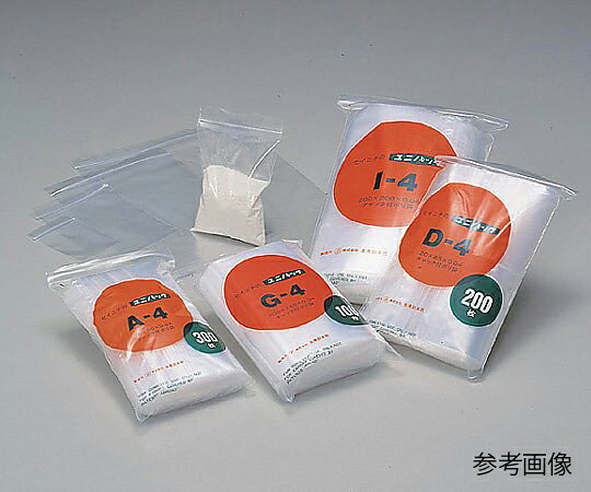 特徴 ワンタッチで密閉できるチャック付き。仕様 材質：PE（ポリエチレン） 型番：S-4 厚み（mm）：0.04 幅×チャック下（mm）：40×55 入数：1袋（300枚入）特徴 ワンタッチで密閉できるチャック付き。仕様 材質：PE（ポリエ...