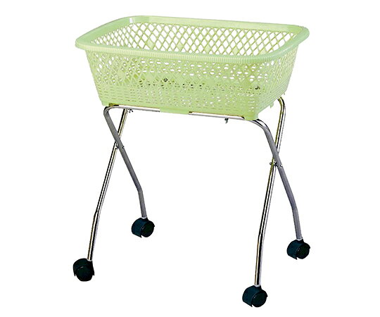 仕様 カゴ色：グリーン 幅×奥行×高さ（mm）：560×420×570 材質：本体／スチール（クロームメッキ）、カゴ（大）／PE（ポリエチレン） キャスター：φ35mm（ストッパー無し） 付属品：カゴ（大）1個 組み立て式（要工具）仕様 カ...