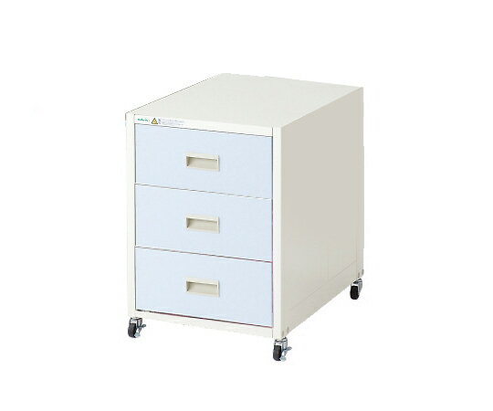 仕様 ブルースターワゴン 幅×奥行×高さ(mm)：460×657×630 材質：スチール（メラミン焼付塗装） キャスター：φ40mm（前輪ストッパー付き） 引出有効内寸法：377×500×120mm 引出数：3段 ※運送費・搬入費・据付費・...