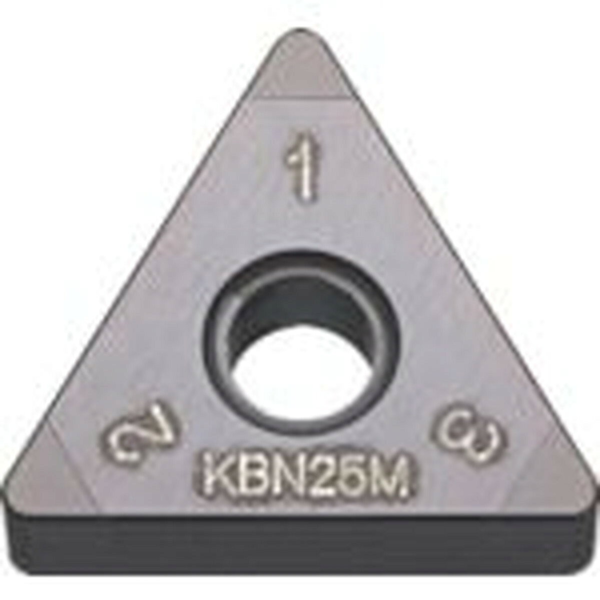 特長:●KBN525：微粒子CBNと耐熱結合相により、耐欠損性と耐摩耗性の高いバランスを有します●。高硬度合金鋼の汎用材種です。 用途:●旋削加工用●KBN525：高硬度合金鋼の汎用第一推奨CBN材種 仕様:●マルチエッジ●ノンコート(黒色...