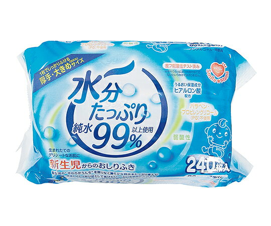 特徴 肌へのやさしさを考えた水分たっぷりの低刺激タイプです。 詰め替えの手間がいらず衛生的です。 1枚でしっかりふける厚手・大きめサイズです。仕様 シートサイズ（mm）：約190×140 入数：1パック（80枚/袋×3袋入） 成分：純水・ヒ...