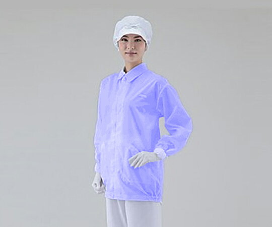 特徴 導電糸を格子状に編込み、優れた制電性能を有します。 ソフトな風合いで作業性に優れています。仕様 材質：導電糸入りポリエステル100％（グリッドタイプ） 表面抵抗：10^5〜10^9Ω/□ 袖ゴム入り ※パンツ・キャップ・手袋・靴は別売...