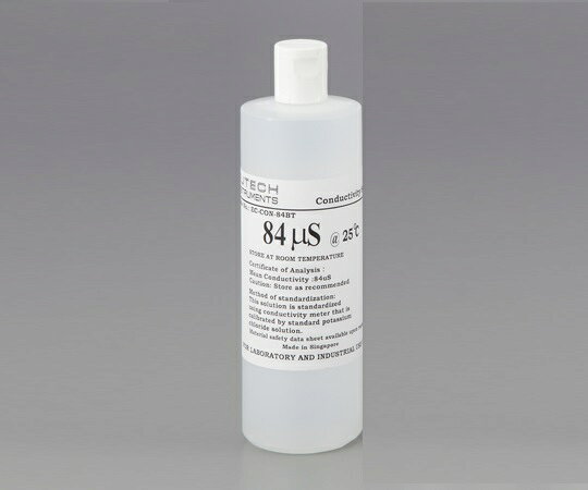 仕様 校正液仕様：84μS/cm用 入数：480mL 型番：ECCON84BT仕様 校正液仕様：84μS/cm用 入数：480mL 型番：ECCON84BT