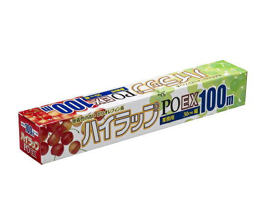 特徴 燃やしてもダイオキシンの原因になる塩素系ガスが出ません。仕様 ハイラップPOEX 材質：PE（ポリエチレン） 耐熱温度：110℃ 幅×長さ：300mm×100m特徴 燃やしてもダイオキシンの原因になる塩素系ガスが出ません。仕様 ハイラ...