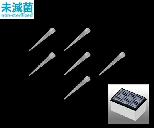 仕様 容量：1〜250μL 入数：1ケース（96本/プレート×10プレート） 適応ボックスパック：I-896LC アイビスピペットチップ（ボックスパック）交換用 材質：PP（ポリプロピレン） オートクレーブ可（121℃・20分以下） ※ラッ...