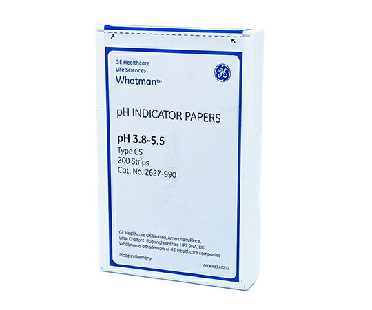 特徴 各ストリップ上には6色以上の異なった色素が施されており、それぞれの色に匹敵したpH値が記入されています（狭領域のものではpH0.2あるいは0.3刻みになっています）。仕様 タイプ：CS pH測定領域：3.8〜5.5 幅×長さ：11×1...