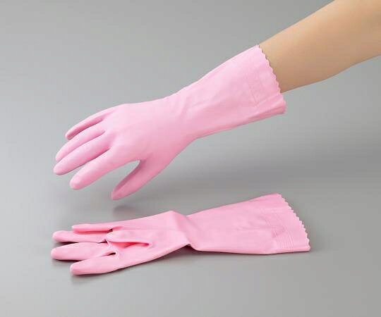特徴 柔らかくて使いやすい中厚手タイプです。 裾部分を厚めに加工することにより、持ちやすく、脱ぎはめしやすくしています。仕様 サイズ：S 色：ピンク 入数：1双 材質：表面／PVC（非フタル酸エステル系可塑剤）、裏毛／レーヨン・綿 全長：3...