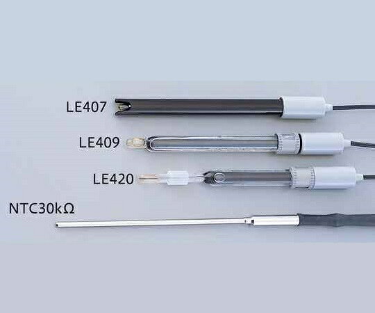 仕様 型番：LE420 ガラス電極・pHのみ 測定範囲：pH0〜14 使用温度範囲：0〜80℃ サイズ：シャフト／φ12×120mm ※本体には付属していません。仕様 型番：LE420 ガラス電極・pHのみ 測定範囲：pH0〜14 使用温度...