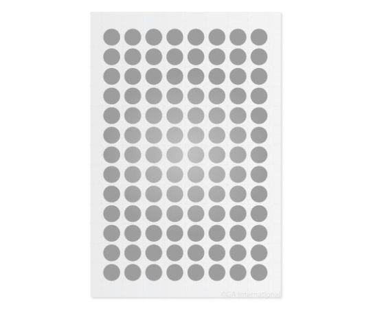 特徴 低温冷凍や液体窒素内での長期保管や色分けに適しています。仕様 適合チューブ：0.5mLl/1.5mL マイクロチューブ ドットサイズ（Φmm）：9 色：シルバー 入数：1袋（104ドット/シート×5シート） 使用温度範囲：-196〜+...