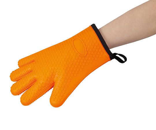 特徴 耐熱性・耐薬品性・耐久性に優れたシリコン製手袋です。 柔らかく、5本指でしっかり掴めて安心です。 左右兼用で使用できます。 ソフトな着け心地でらくらくキャッチ！仕様 全長（mm）：275 材質：シリコンゴム 使用温度範囲：-30〜+2...