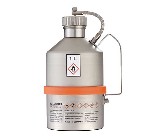 UN規格（ADR、RID、IMDG　Code、GGSVSEB、GGVSee）に準拠しており、危険物の輸送・保管が可能です。 ・フレームトラップ（取り外し可）が標準で付いており、スパーク、炎の侵入を防ぎます。 ・液体のみ使用可能です。 ・持ち...