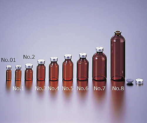 仕様 容量：2ml 褐色 材質：硼珪酸ガラス 胴径×全長×口内径（mm）：φ15×33×φ7.0mm ? 基本セット内容：本体(硼珪酸ガラス)＋スタンダードゴム栓(S)＋アルミシール(OFF)付 基本セット内容：本体(硼珪酸ガラス)＋スタン...