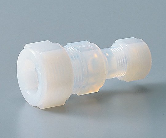 仕様 型番：SRU1/4-1/2 材質：PFA（フッ素樹脂） チューブ径（小／大）：1/4″／1/2″ オリフィス径：φ3mm ネジ径（小／大）：15／22mm仕様 型番：SRU1/4-1/2 材質：PFA（フッ素樹脂） チューブ径（小／大...