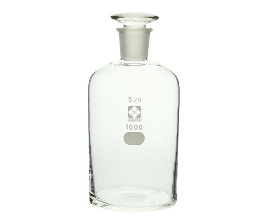 仕様 コード番号：017030-1000A 材質：本体・フタ／硼珪酸ガラス 色：白色 容量：1000mL 口内径：29mm 底外径×高さ：φ106×210mm※高さは栓を含まないサイズです。 ※栓が共通摺合せですので、栓・本体とも互換性があ...