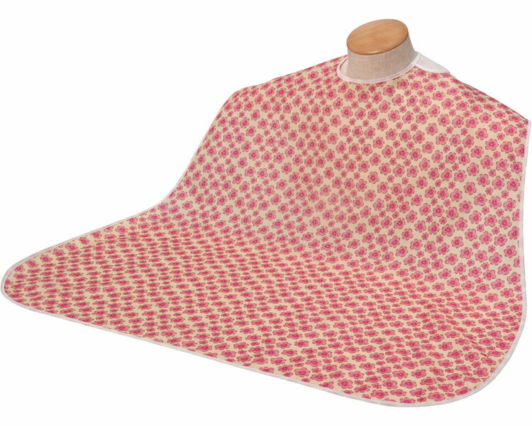 食事関連 食事用エプロン ・毎日の食事を楽しくする、おしゃれな柄の防水エプロン。・首周りはフリーサイズで調節自由。肩までしっかりおおいます。 ●サイズ／幅90×丈90cm、首下：71cm●サイズ（首周り）／26〜44cm●重さ／約60g●材...