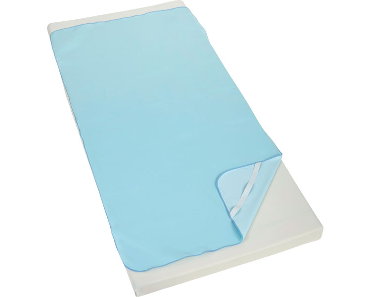 衣類関連 防水シーツ ・速乾性のあるスムースニット生地で布団やマットレスに簡単に装着できます。・四隅にゴムがついており、布団やマットレスにはめるだけ。 ●サイズ／幅95×長さ180cm●材質／表：ポリエステル100％、裏：ポリウレタンラミネ...