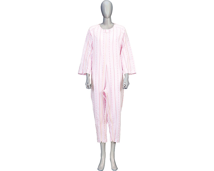 衣類関連 つなぎねまき ・寝たきりの方の介護がしやすいよう、素材と機能にこだわった介護ねまきです。・胸元から足首へのファスナーと股ファスナー、両腕ファスナー。・胸元から足首へのファスナー。着替えや清拭がらくらく。あまぶたを面ファスナーでとめ...