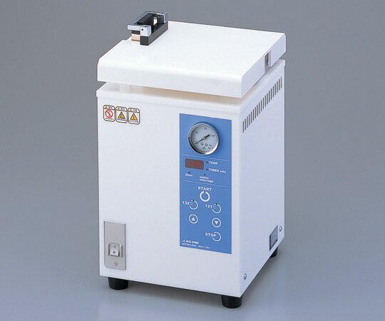 研究機関に適した小型オートクレーブ。 ・132℃、121℃の二つの設定で滅菌を行います。 ・短時間で連続滅菌が可能です。 ・コンパクトサイズですので場所をとらず、少量の滅菌に適しています。 ・マイコン制御を搭載したセミオート型低価格モデルで...