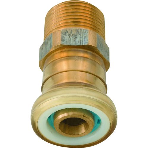 特長:●透明樹脂を使用した樹脂管（PEX・PB）用ワンタッチ継手です。●樹脂管を差し込むだけの簡単施工。インコア挿入や、面取り、マーキングが不要です。●接続部が透明な為、一目で施工確認ができます。 用途:●建築設備、住宅向けの給水・給湯配管...