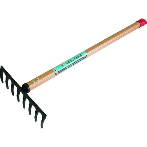 特長:●8本爪で芝生の「サッチ（刈りかすなどの層）」を取り除きます。 仕様:●長さ(mm)：650●幅(mm)：190●高さ(mm)：100 材質／仕上:●刃：刃物用鋼特長:●8本爪で芝生の「サッチ（刈りかすなどの層）」を取り除きます。 仕...