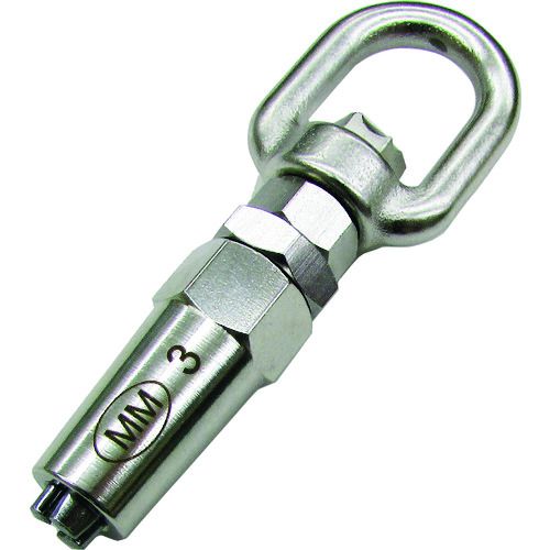特長:●ワイヤを現場で取付できます。 用途:●ワイヤロープの端末に。 仕様:●A(mm)：15●D(mm)：6●L1(mm)：32●L2(mm)：40●W1(mm)：27●W2(mm)：15●(L)(mm)：78●L3(mm)：16●使用ロ...