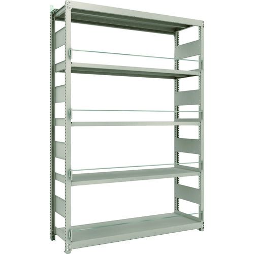 特長:●本体の転倒防止用金具と荷物の落下防止用に回転式のバーを備えた災害備蓄ラックです。●棚板の位置を65mmピッチで調整できるため、備蓄品に合わせて細かく高さが変更ができます。●高さ、奥行が同じであれば支柱を兼用して連結することでコストダ...