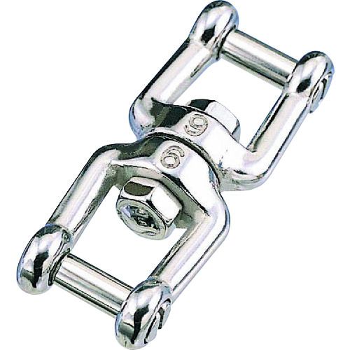 特長:●ピンを開閉することで簡単にチェーンなどが取り付けできます。●ねじシャックルのピンの出っ張り（掴む部分）を除いているので、ロープ等がひっかかりません。 用途:●チェーン等のよりとりに。●チェーン・ワイヤ・ロープ等の連結金具として。 仕...