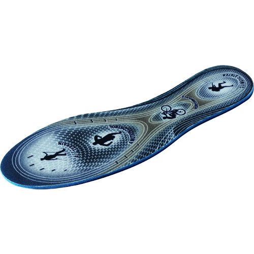 特長:●衝撃吸収に優れたジェルソールを採用しています。●裏面の凸凹が足の疲れをやわらげます。●インソール本体にカットラインがあるため、サイズカットも楽々です。 用途:●一般作業、土木作業、軽作業、重作業、高所作業、農作業、通勤通学に。 仕様...