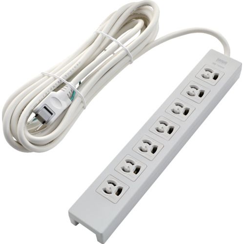 特長:●3P抜け止めの7個口タップです。●裏面にマグネットが付いていますので、スチールのデスクなどに仮固定することができます。●差し込み部にユリア樹脂材を使用しており、熱に強い構造となっております。●アース接続できるアース端子付きです。●ゴ...