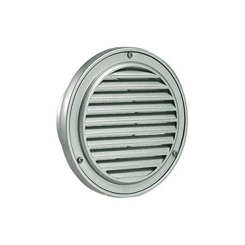 [適用パイプ]スパイラル管(内径Ф100)[換気有効面積]26平方センチメートル[仕上]アクリル焼付塗装 メタリックライトグレー[材質]ステンレスSUS304 t=0.5mm局所換気扇へのご使用はおやめください[適用パイプ]スパイラル管(内...