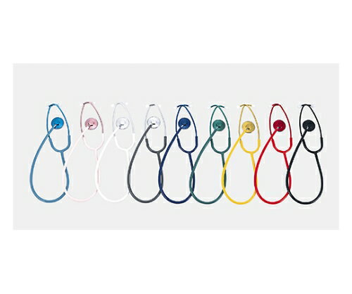 特徴 軽量アルミタイプ 雑音の遮断性に優れている内バネ式 血圧測定にお勧めのシングルタイプ仕様 全長：約77cm 重量：約70g 材質：チェストピ-ス／アルミニウム(アルマイトメッキ) 耳管／アルミニウム(アルマイトメッキ) 直径サイズ：振...