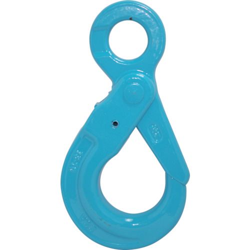 特長:●荷重が掛かると自動的にロックし掛け外れがなく安心です。●ワイヤの立ちによる外れ現象を防ぎます。●開口部が広くスリングの取り外しが簡単です。 用途:●土木・建築工事での荷物の吊り上げ。 仕様:●基本使用荷重(t)：5.3●寸法(mm)...