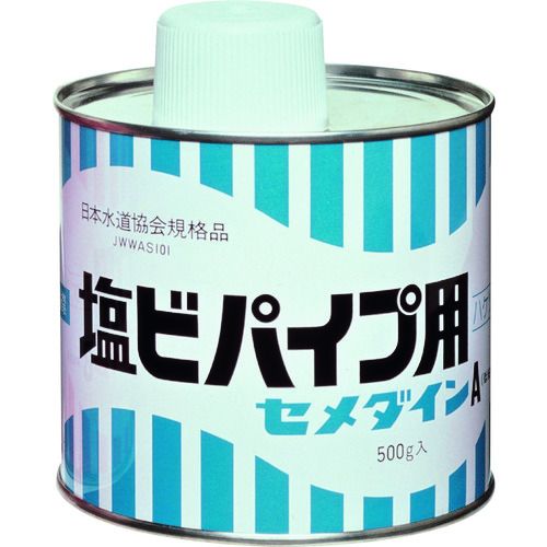 特長:●硬質塩ビを溶かして接着するドープセメントタイプの接着剤です。●キャップにハケがついていて、塗布しやすい低粘度型です。 用途:●硬質塩ビ、半硬質塩ビの接着に。●硬質塩ビパイプ（上水道、下水道）の接合部の接着に。●※HI、HT管は接着し...