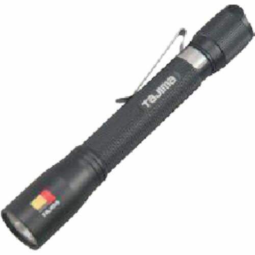 特長:●胸・肩ポケットで携帯するスポット照明のペンライトです。●ハイ／ローの2モード切替プッシュスイッチタイプ。●現場で便利な2段階テールスイッチです。●移動時や接触でONにならない誤動作防止形状テールスイッチ。●電池容量が減ったら点滅でお...