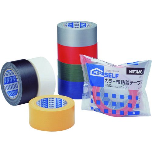 特長:●基材強度に優れる 用途:●引越や荷物の梱包用途に。 仕様:●幅(mm)：50●長さ(m)：25●厚さ(mm)：0.23●サイズ：0.23mm×50mm×25m 仕様2:●粘着力(mm)：3.3N/10 材質／仕上:●スフ＋PET●ゴ...