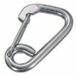 特長:●荷重をかけた際、長辺に負荷がかかるため、フックに負担がかかりにくい構造になっています。 用途:●チェーン・ワイヤー・ロープ等の連結金具として、また端末の金具のジョイントに。 仕様:●d(mm)：18●D(mm)：12●L(mm)：1...