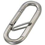 特長:●チェーンの端末金具などに、ワンタッチで付け外しができます。●ハズレ止め付ですので、安心です。 用途:●チェーン・ワイヤ・ロープなどの連結や、端末の金具のジョイントに使用。 仕様:●D(mm)：8●L(mm)：74●S(mm)：10●...