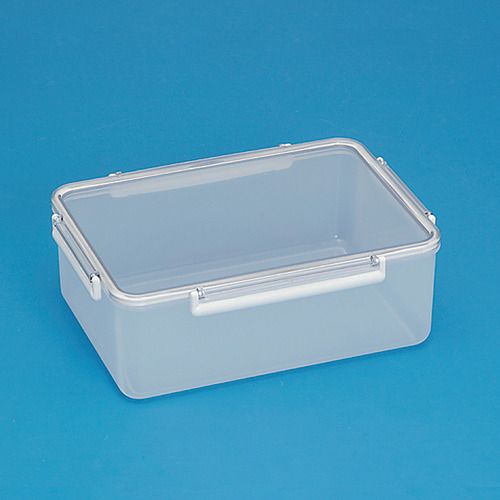 特長:●本体に樹脂製止め具（2ヵ所）付です。●シリコンゴム製のパッキン付で密閉し使用できます。 仕様:●容量(L)：3.2●奥行(mm)：196●高さ(mm)：94●幅(mm)：270 仕様2:●耐熱温度(本体)：-20〜70℃、(フタ)：...