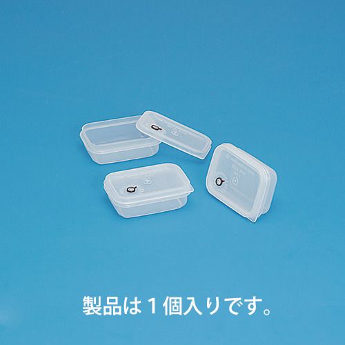 特長:●留具やパッキンを使わない簡易密閉容器です。●フタには便利な日付メモリー付です。●半透明なので中身が何か分かります。 仕様:●容量(L)：0.1●奥行(mm)：68●高さ(mm)：33●幅(mm)：98 仕様2:●耐熱温度(本体)：-...