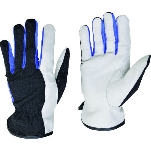 特長:●スムス手袋のように気軽に使える革手袋です。●抜群のフィット感です。●ストレスを感じない軽い着用感です。 用途:●土木・建設、機械整備、運搬作業、農業、園芸、レジャー等に。 仕様:●色：ブルー●サイズ：S●リストカラー：ブラック●全長...