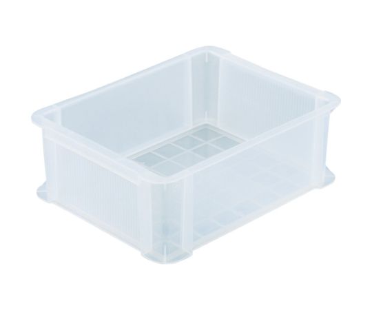 特徴 半透明ですので、内容物の確認が容易です。 色別に用途に合わせた使い分けが可能です。 積み重ねが可能です。仕様 材質：PP（ポリプロピレン） 容量：9L 有効内寸法（mm）：308×233×115 型番：TSK-910 色：クリア 外寸...