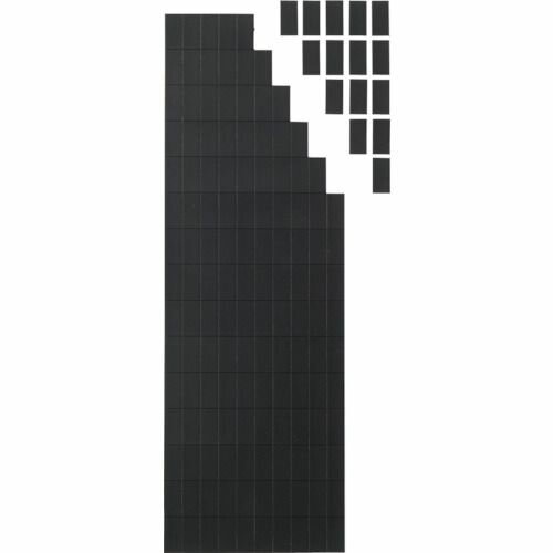 特長:●非着磁面に粘着剤を塗布したマグネットシートを10×20mmのサイズにカットしています。 用途:●ポスターなどの掲示に。 仕様:●厚さ(mm)：0.8●縦(mm)：10●横(mm)：20●シート(mm)：100×300●取付仕様：貼付...