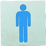 特長:●部屋名や用途の標示に適しています。 用途:●部屋名や用途の標示に。 仕様:●タイプ：貼付タイプ(テープ付)●取付仕様：粘着テープ付●縦(mm)：80●横(mm)：80●色：シルバー●表示内容：男マーク●厚さ(mm)：1 仕様2:●取...