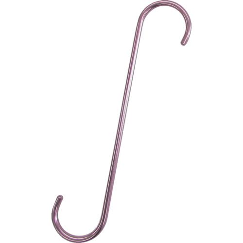 特長:●軽量でカラフルです。 用途:●一般商品の収納の吊り金具として。 仕様:●D(mm)：6●色：ライトピンク●L1(mm)：500●L2(mm)：488●S(mm)：40●W(mm)：54●使用荷重(kN)：0.15●R(mm)：21●...