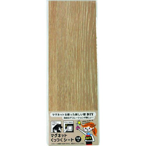特長:●アイアンシートの上に化粧シートを重ねた磁石の付くシートです。●粘着式で簡単に磁石の付く壁になります。●はさみやカッターで簡単にカットが出来ます。 仕様:●色：ナチュラルオーク●幅(mm)：300●長さ(mm)：100 材質／仕上:●...