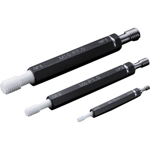 特長:●使用頻度の高い通り側ゲージのみセラミックを使用しています。●止り側ゲージは従来のSKS-3相当の鋼材を使用することによって、耐摩耗性と低価格を実現させました。●スチール製ねじプラグゲージに比べ5倍〜10倍の寿命が得られます。 用途:...