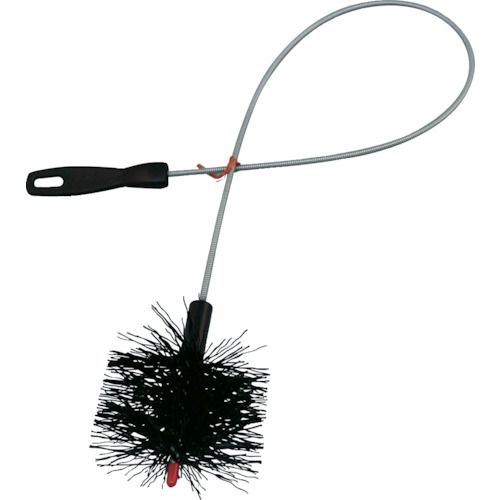 特長:●容器底まで届くように設計されています。●お湯を使用しての洗浄で底についた残留汚れ、バクテリア、カビを落とします。●容器・用途によってブラシを選んで頂けます。 用途:●ダクトに。 仕様:●色：黒●奥行(mm)：0●全長(mm)：895...